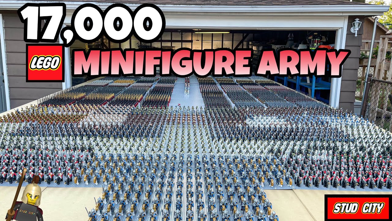 17,000 LEGO Minifigure Army – LEGO Castle
