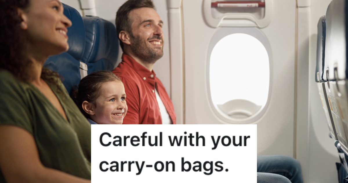 A Family With Kids Was Rude To Them On A Flight, So They Unzipped Their ...