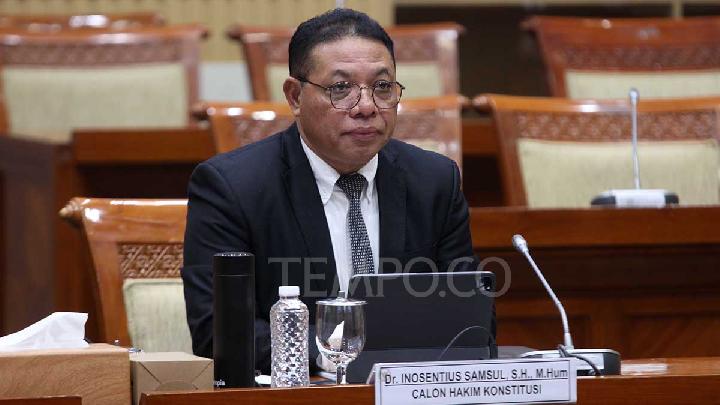 DPR Gelar Uji Kelayakan Inosentius Samsul sebagai Calon Hakim MK