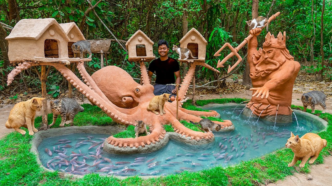 Primitive Builders Create a Loving Hand-Built Villa for Rescued Kittens ...