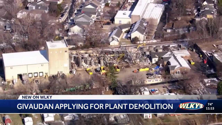 Givaudan moving ahead with plans to demolish plant where explosion occurred