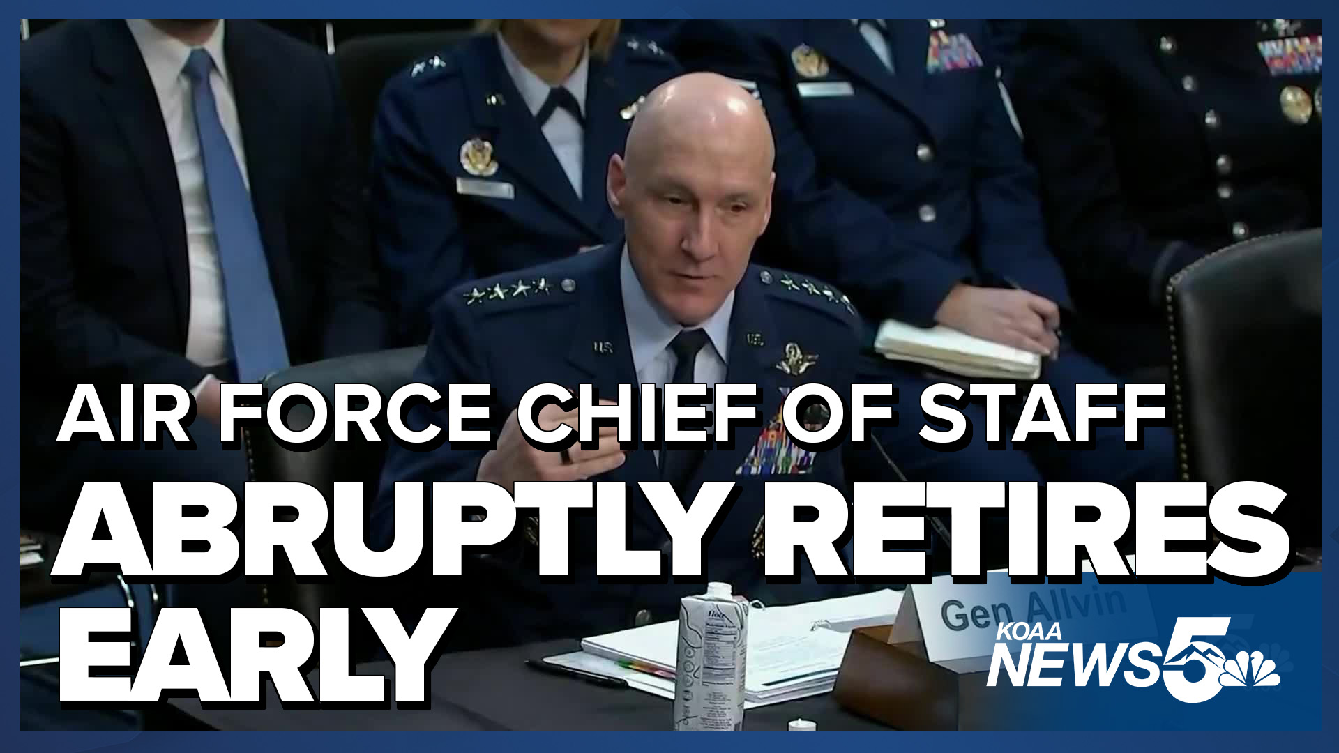 Air Force chief of staff abruptly retires early in latest Pentagon shakeup