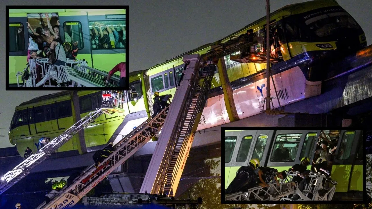 Mumbai Rains: 782 Passengers Rescued After Monorail Gets Stuck on ...