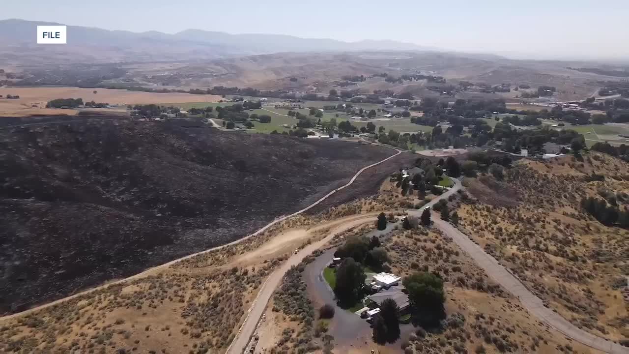 Eagle wildfire burns 240 acres, residents' preparation helps protect ...