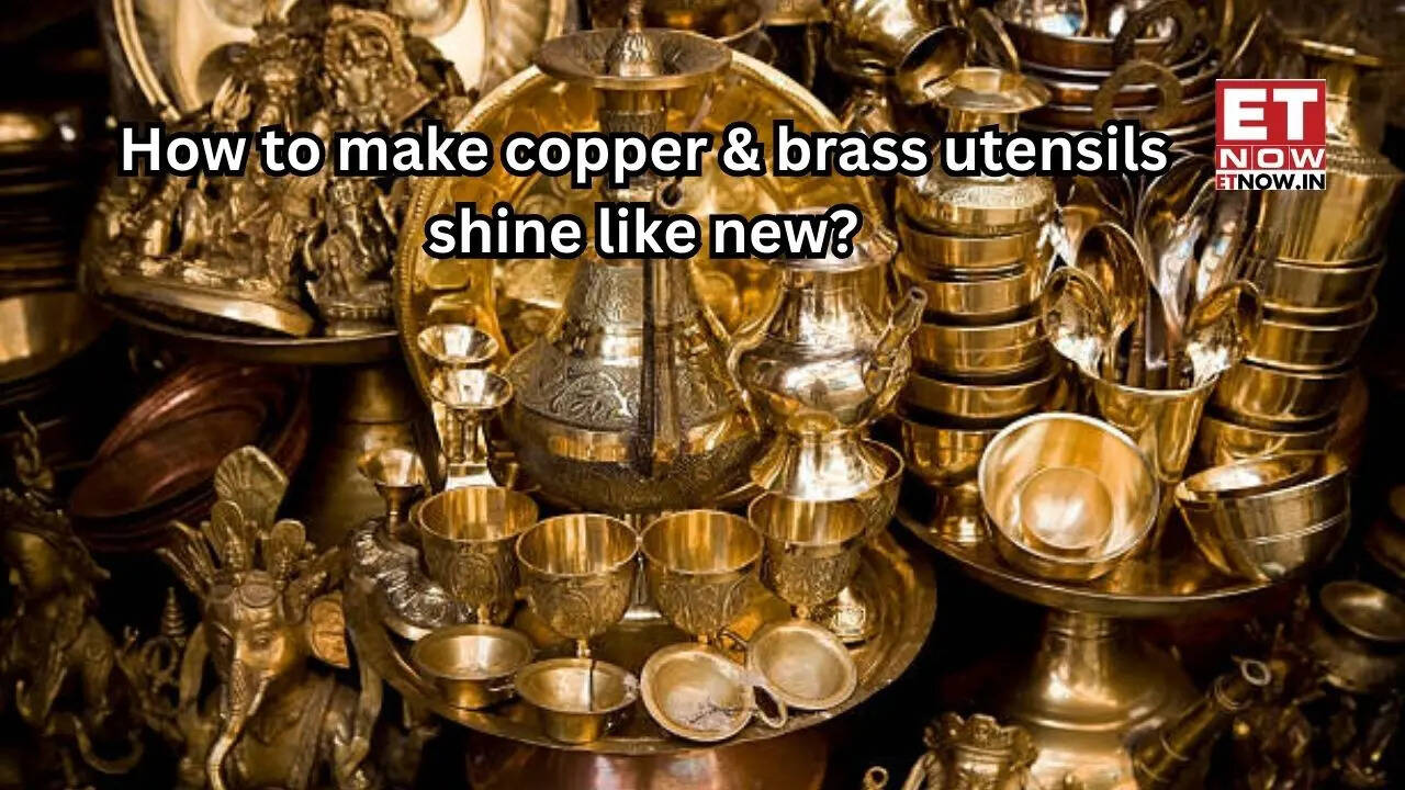 How to make copper & brass utensils shine like new: 5 easy home hacks