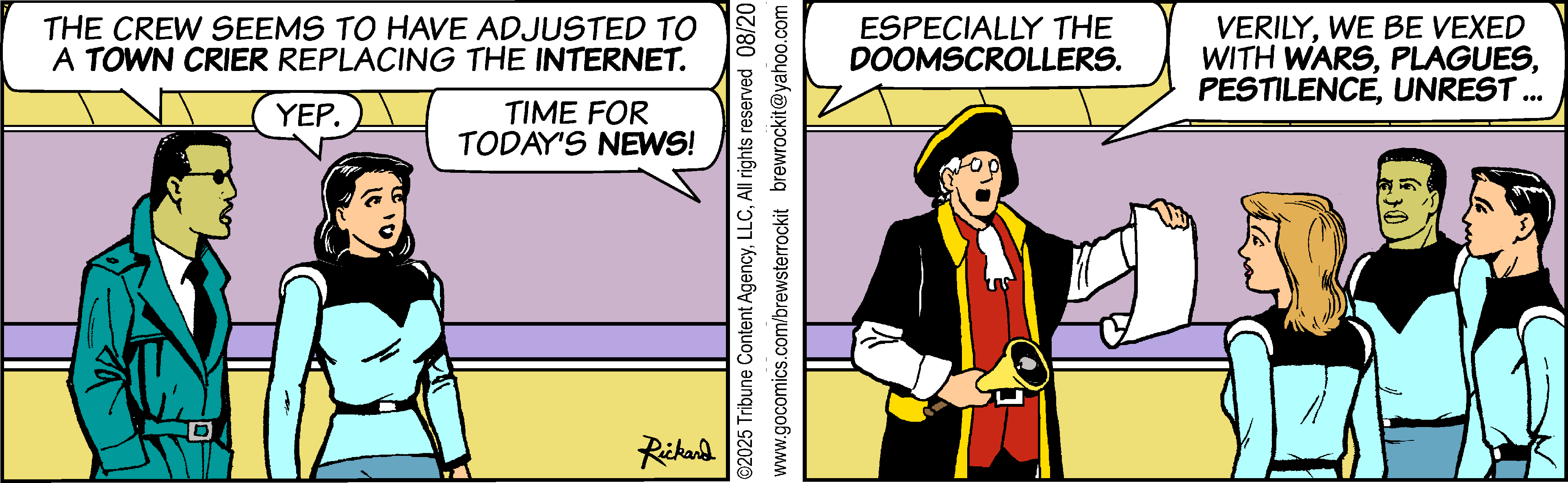 Brewster Rockit by Tim Rickard