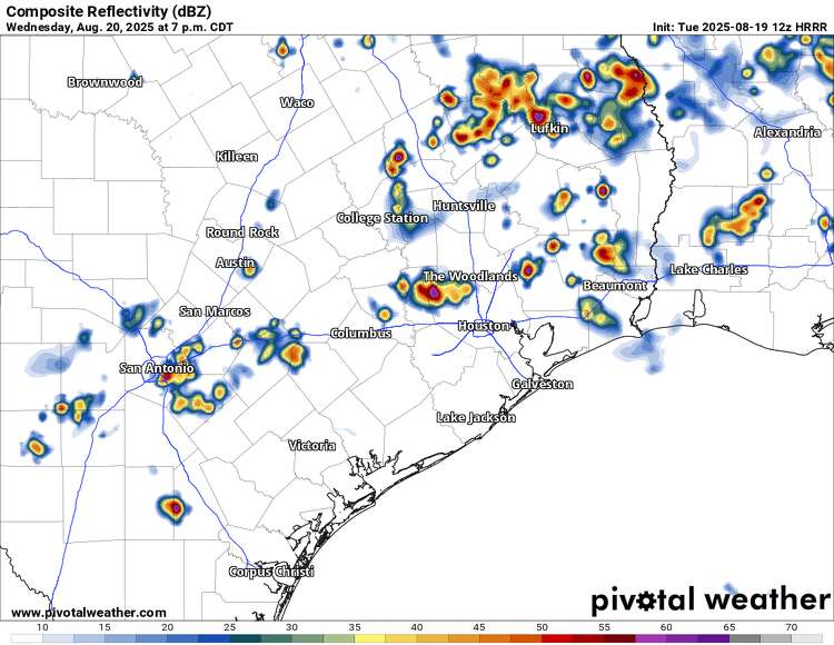 Flood risk returns to Houston Wednesday ahead of a weak cold front ...