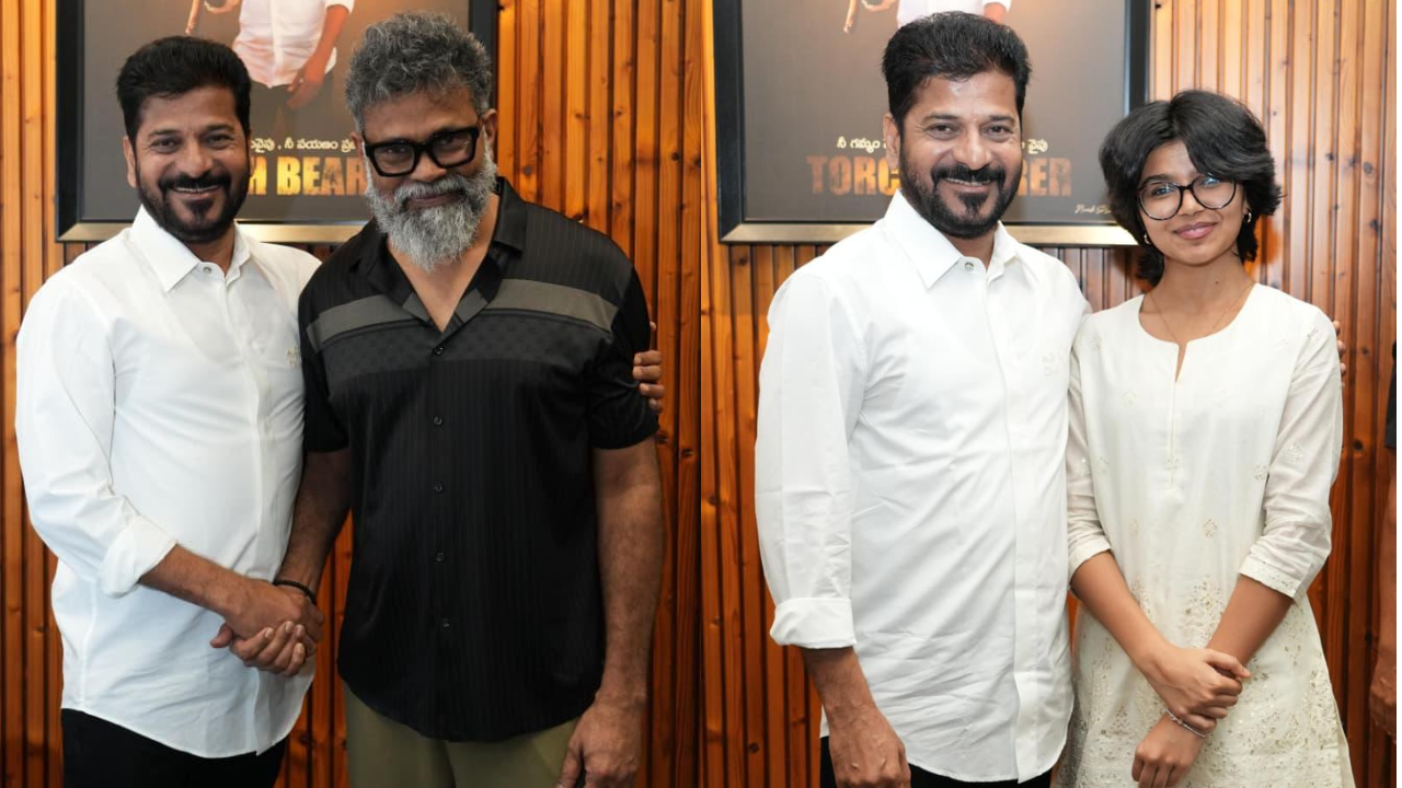 CM Revanth Reddy felicitates Sukumar's daughter after 'Pushpa' director ...