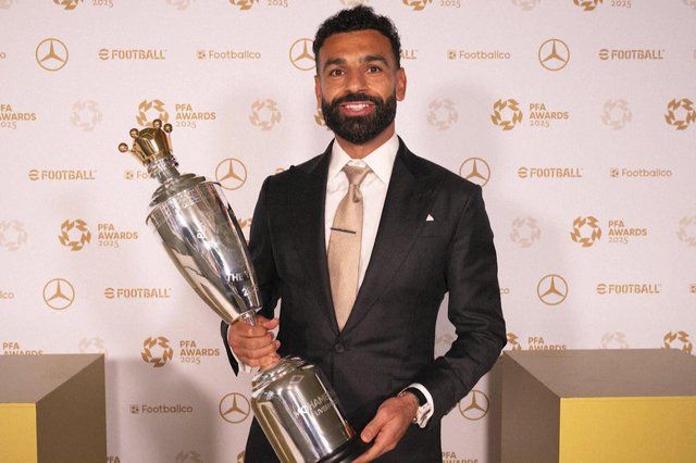 Salah makes history with third PFA player of the year award