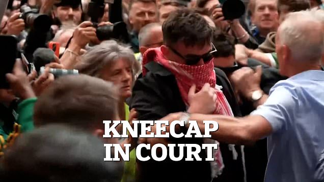 Kneecap rapper Mo Chara arrives at court as fans show support