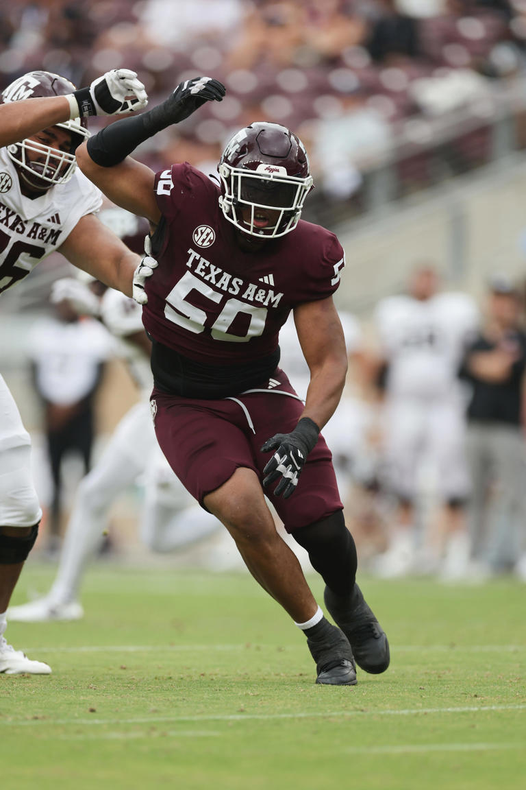 Texas A&M DC praises veteran transfer DE's 'real pass-rush ability'