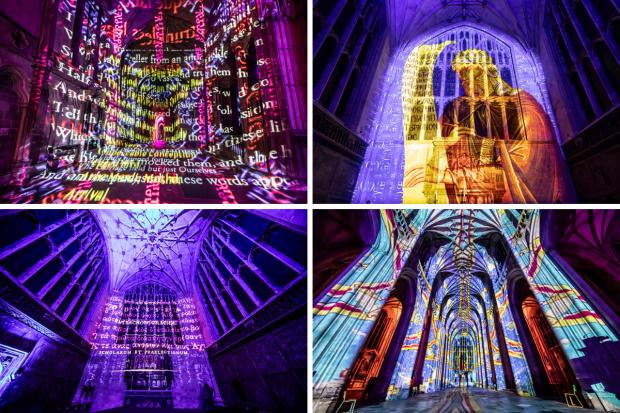'Stunning' light show returns to Durham Cathedral as part of Magna ...