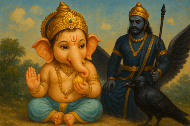 Why Shani Dev Refused to Look at Baby Ganesha: The Untold Tale of ...