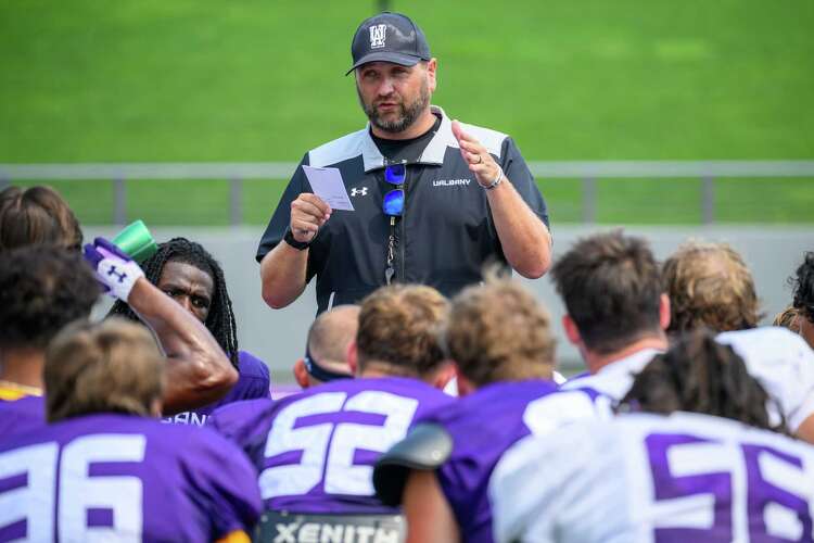 UAlbany coach's goal: 'Most aggressive team in college football'