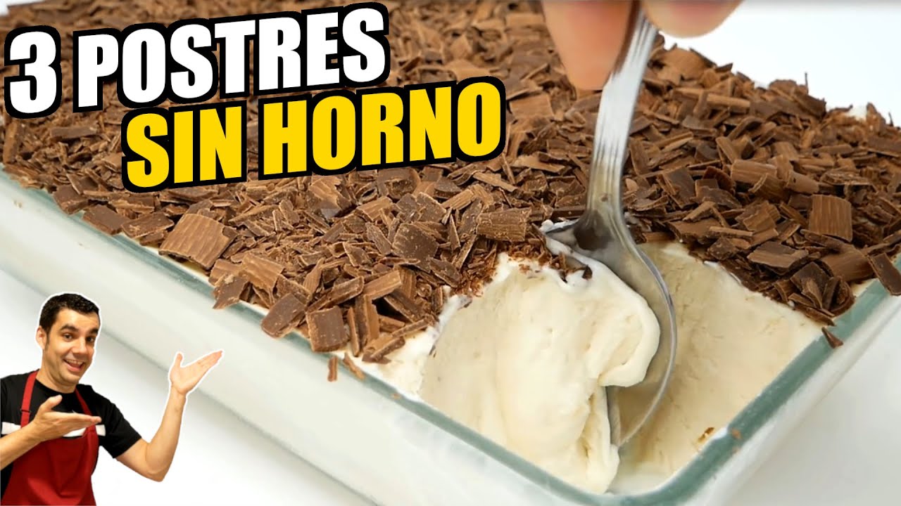 3 Postres Fáciles y Cremosos – Sin Horno