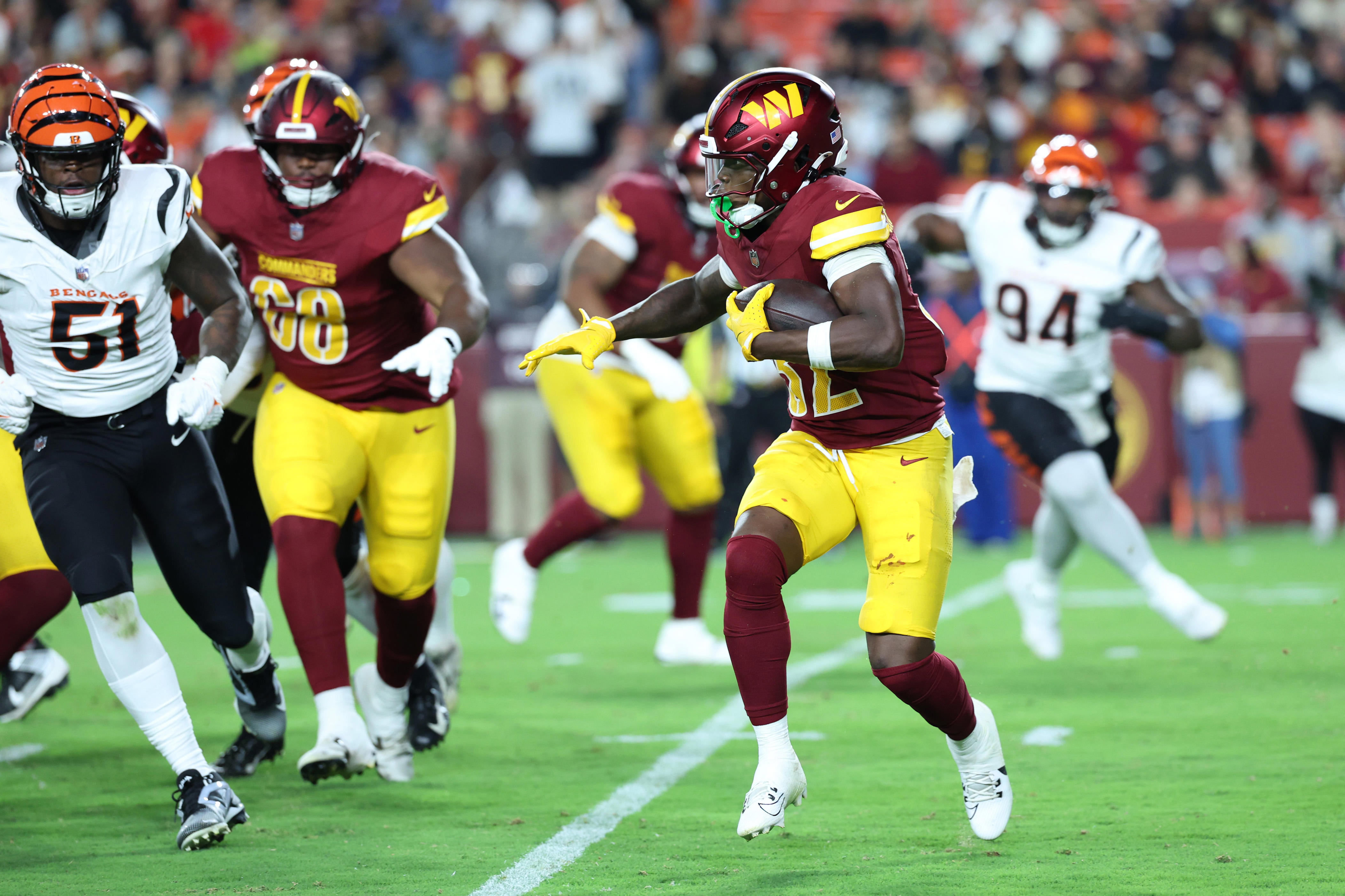 Commanders vs. Giants: Week 1 inactive players