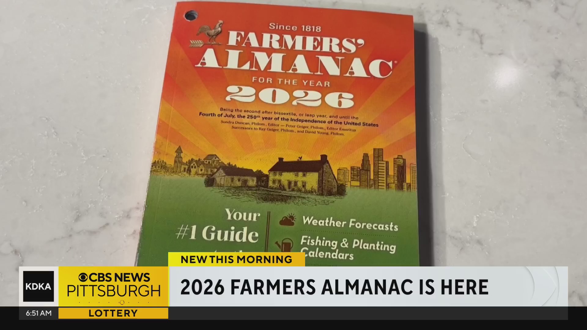 2026 Farmers Almanac Releases Winter Predictions