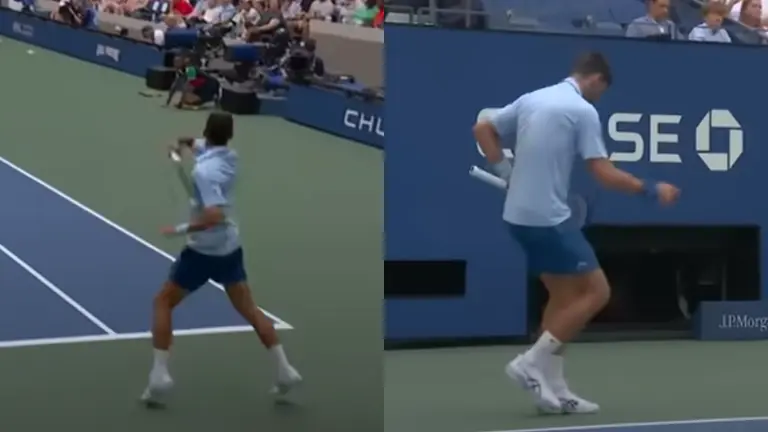 Phenomenal! Novak Djokovic Hits Fierce Forehand, Celebrates With Cheeky ...