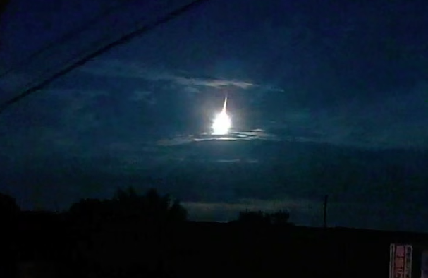 Mystery object lights up night skies across Western Japan