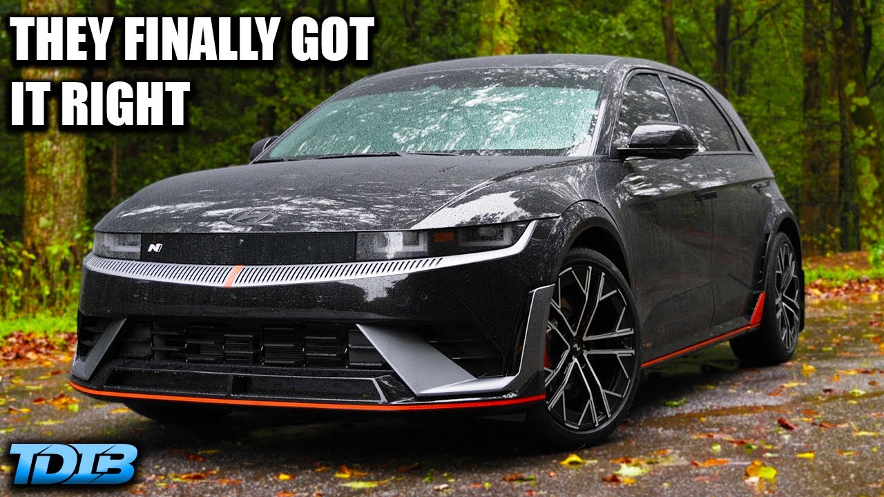 The six hundred horsepower Hyundai Ioniq 5 N is absolutely insane