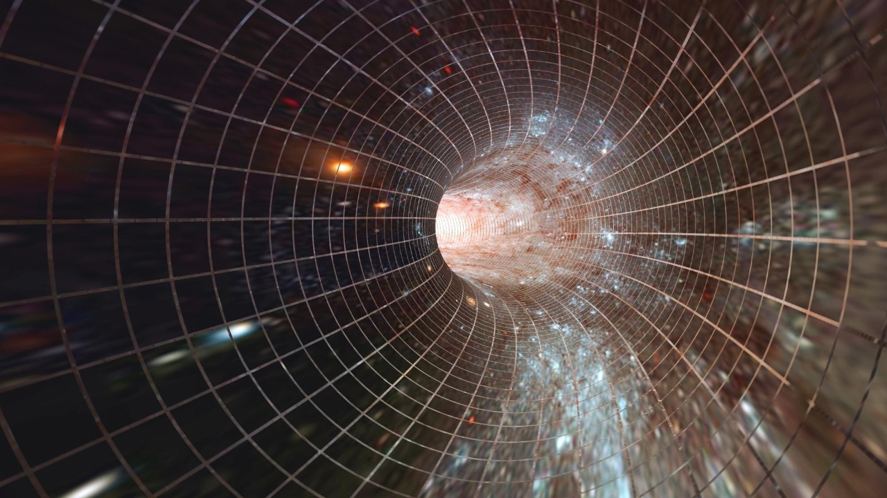 A geodesic approach links quantum physics with gravity