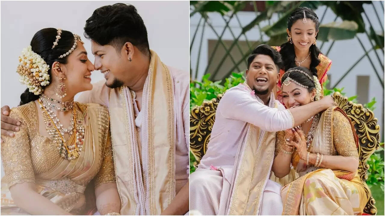 TV stars Arya and Sibin Benjamin tie the knot in dreamy wedding, says ...