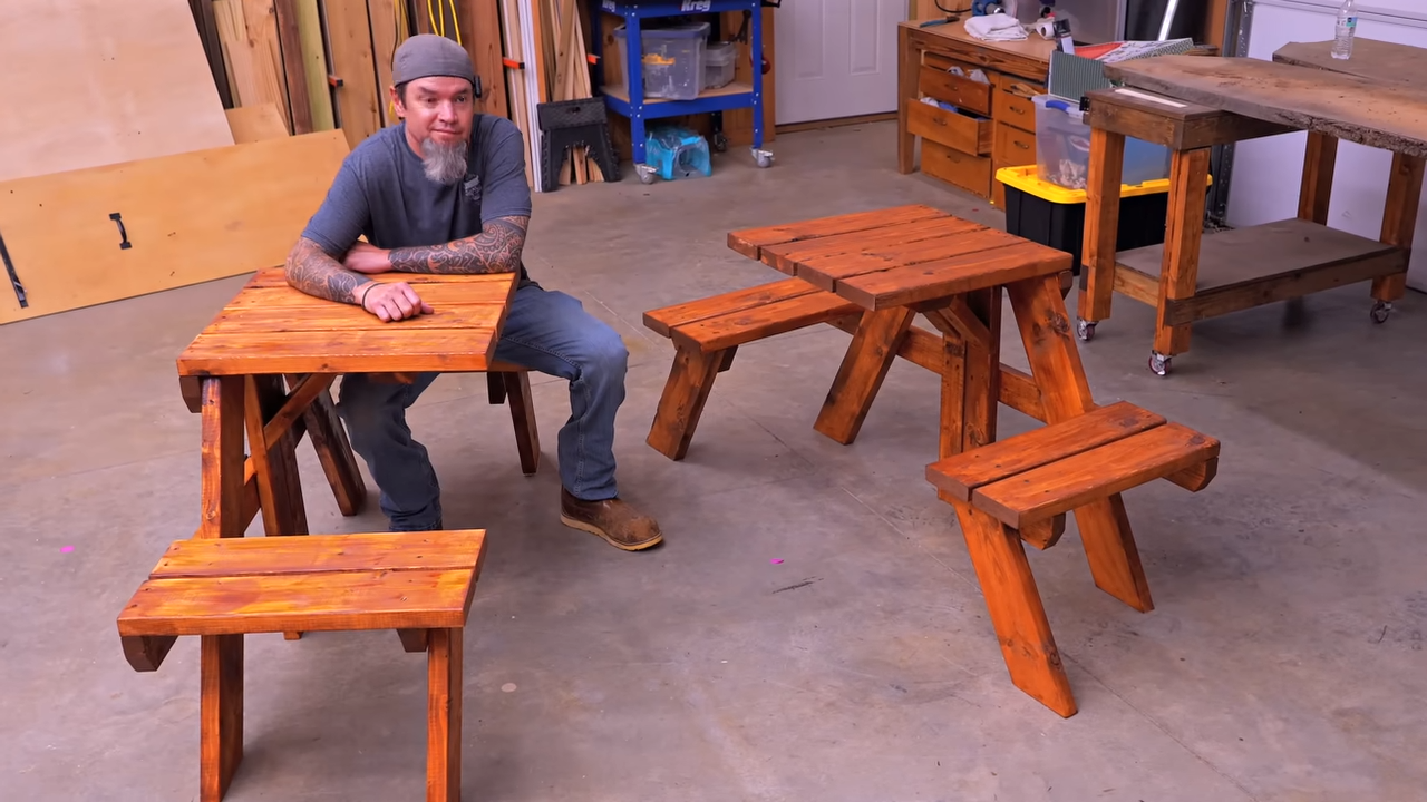 DIY Picnic Table That Everyone Will Love