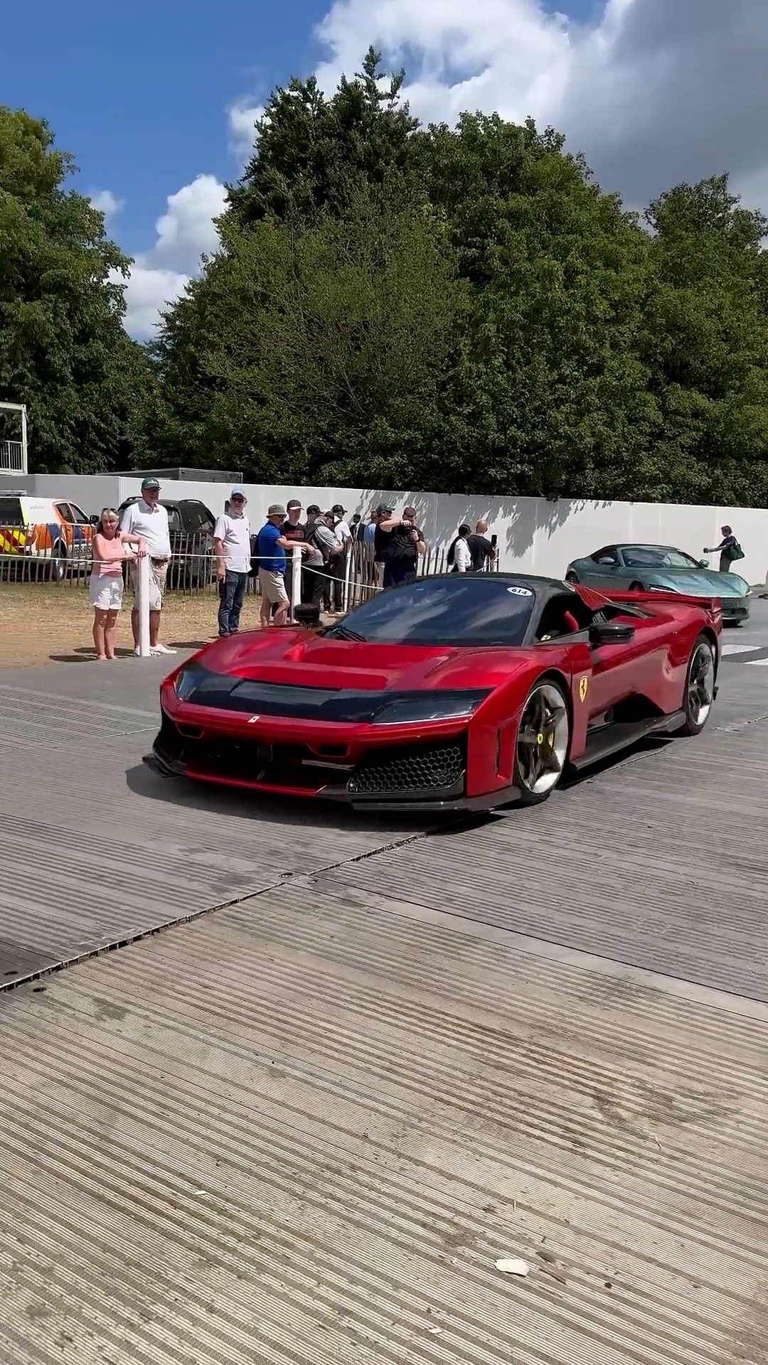 Ferrari F80 Spotted in Motion at Festival of Speed