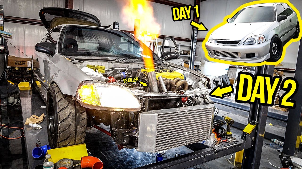 Rebuilding a cheap eBay Honda Civic in 2 days