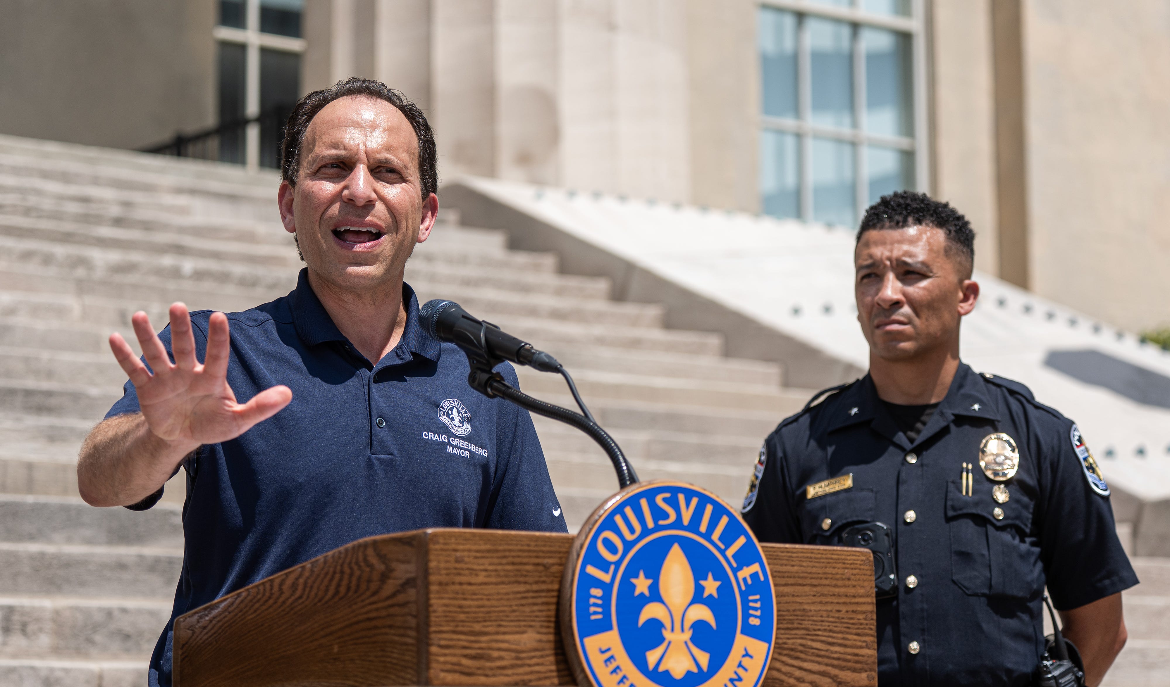 Greenberg touts Louisville crime progress, would 'strongly oppose ...