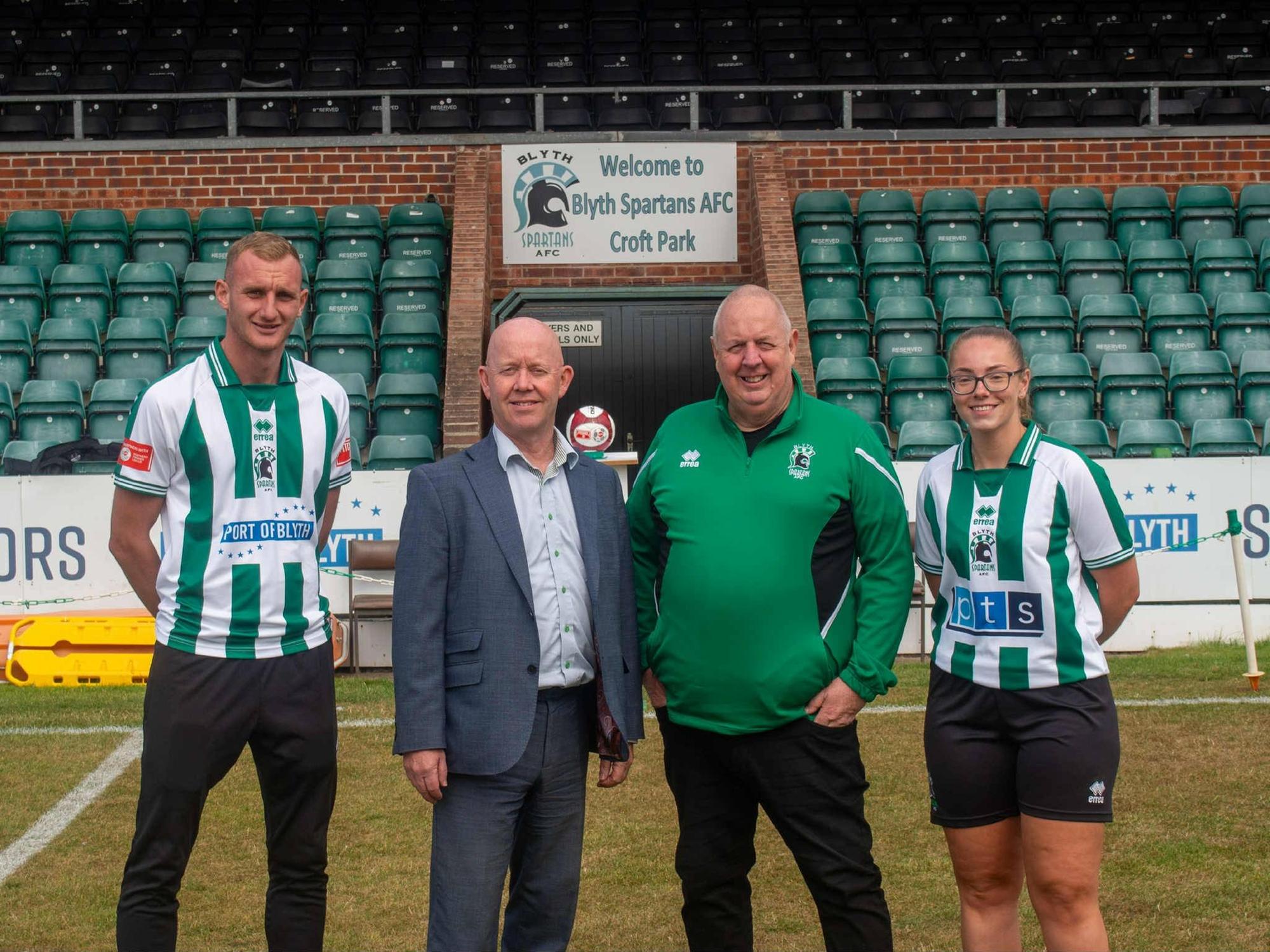 New shirt sponsorship deal for Blyth Spartans as Port shows commitment ...