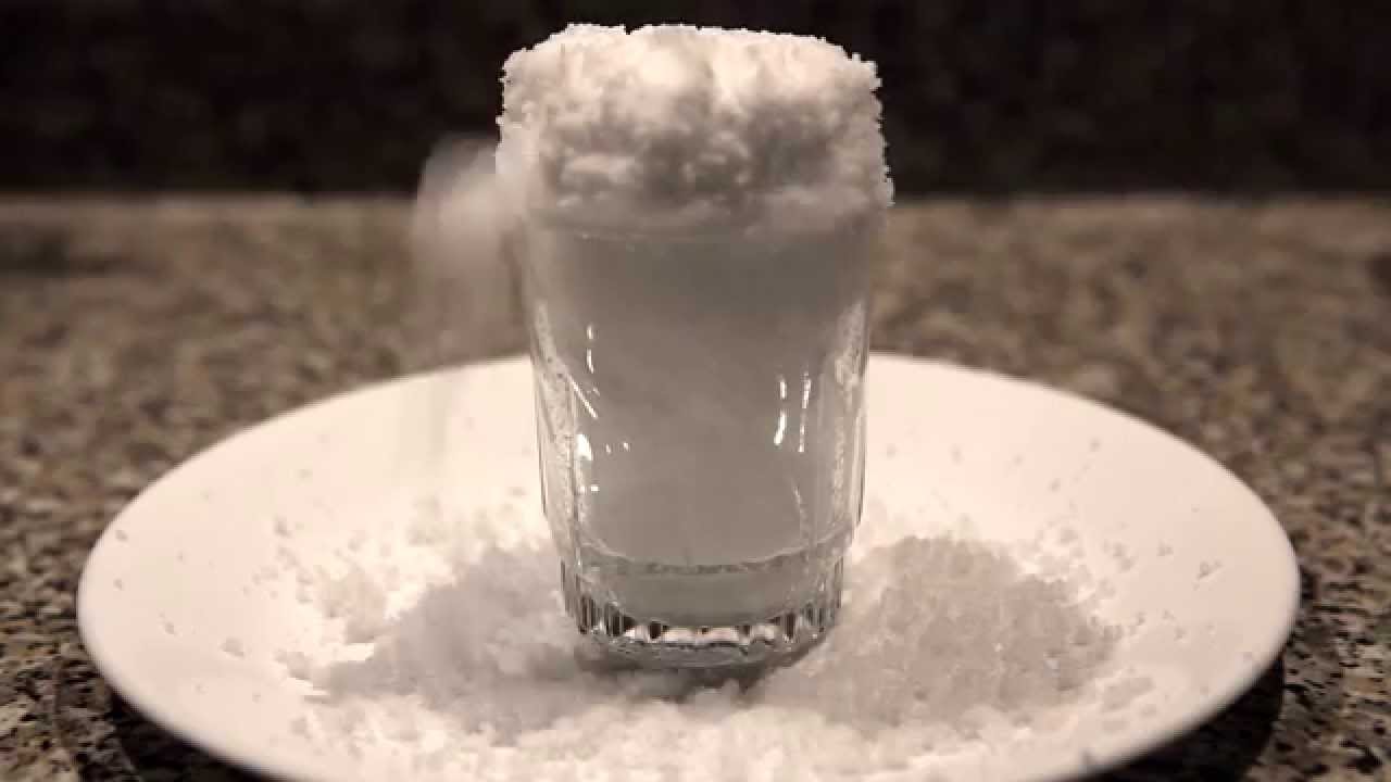 The Science Trick That Makes Fake Snow Appear in Seconds