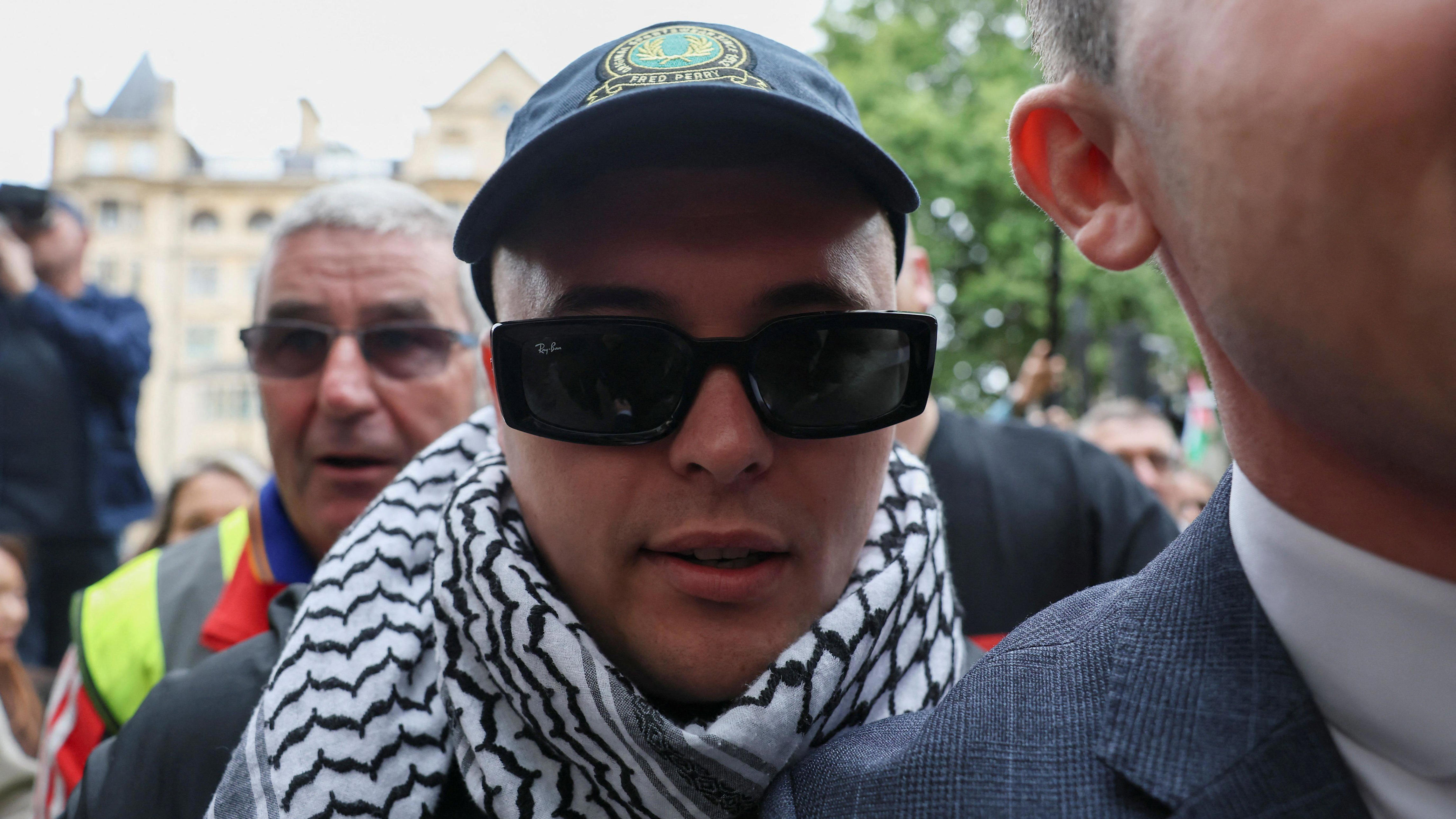 Kneecap rapper arrives in court over terror charge