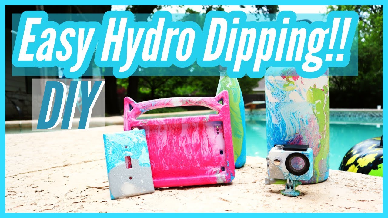1-Hour Project: Easy Hydro Dipping You Can Do at Home! | Hydro Dipping ...