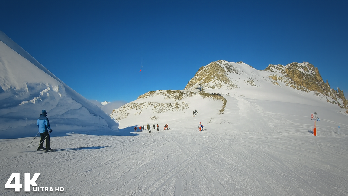 Visite de la piste Grand Renard aux Arcs : découvrez le domaine skiable ...