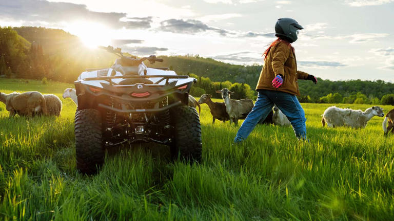 Can-Am Introduces an EV ATV With a Ton of Towing Capacity, and ...