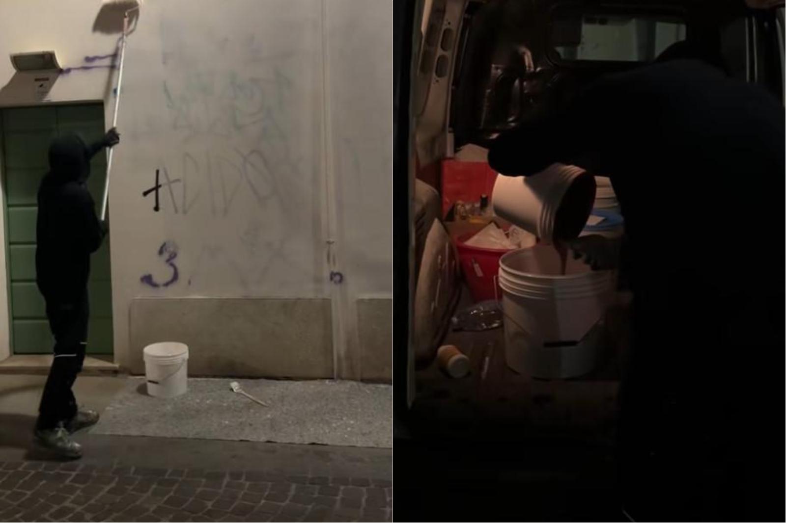Chi è Ghost Pitùr, l’eroe armato di rullo e pittura di cui Brescia non ...