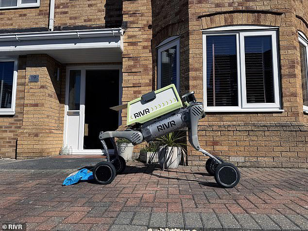 Your next parcel could be delivered by a robot DOG: Major UK courier ...
