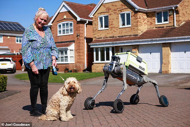 Your next parcel could be delivered by a robot DOG: Major UK courier firm deploys a four-legged ...