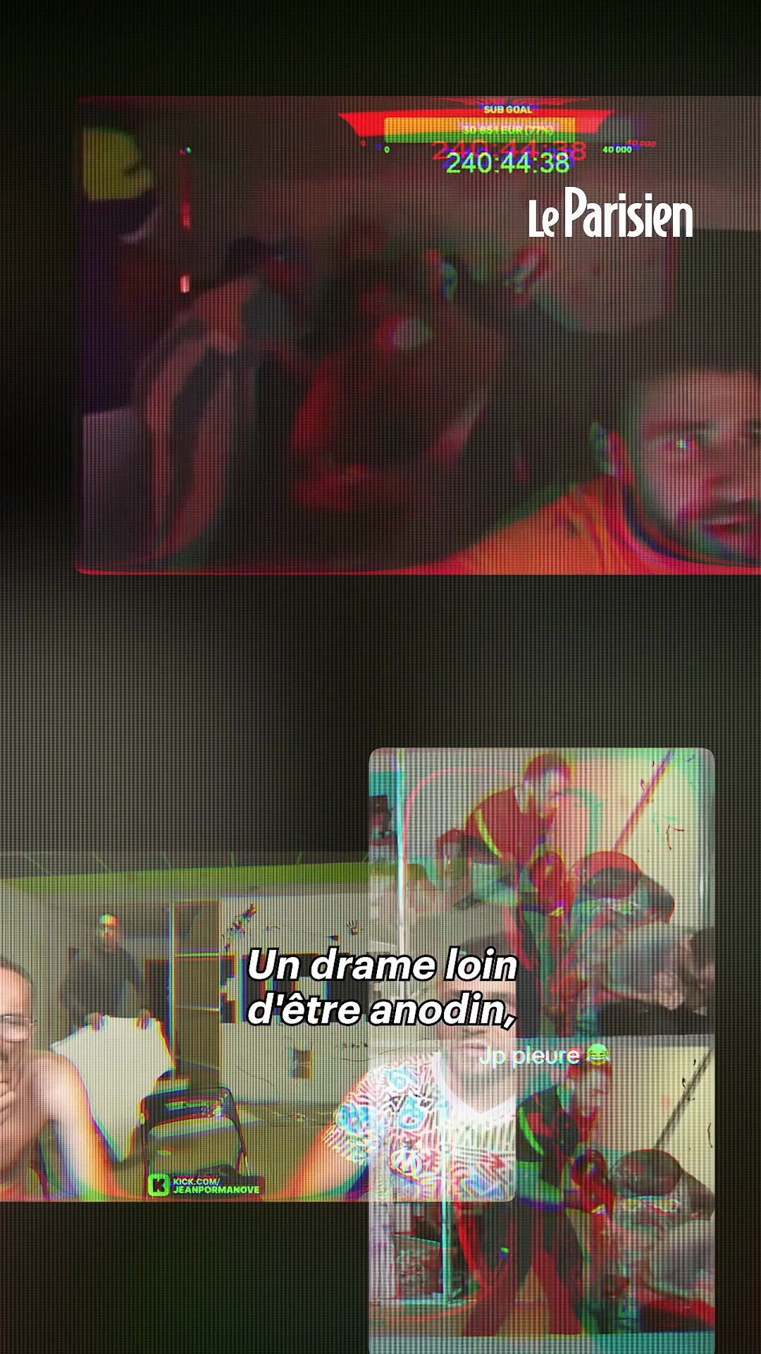 Mort en direct du streamer français Jean Pormanove