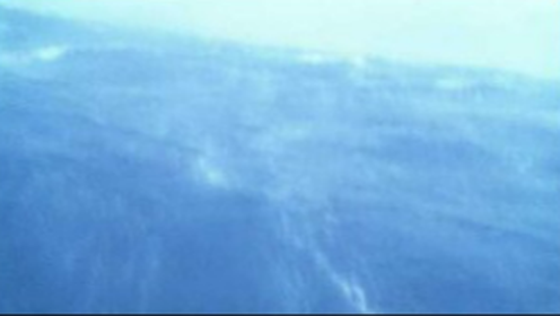 Walls of water 30 feet high churned up by Hurricane Erin. See NOAA buoy ...