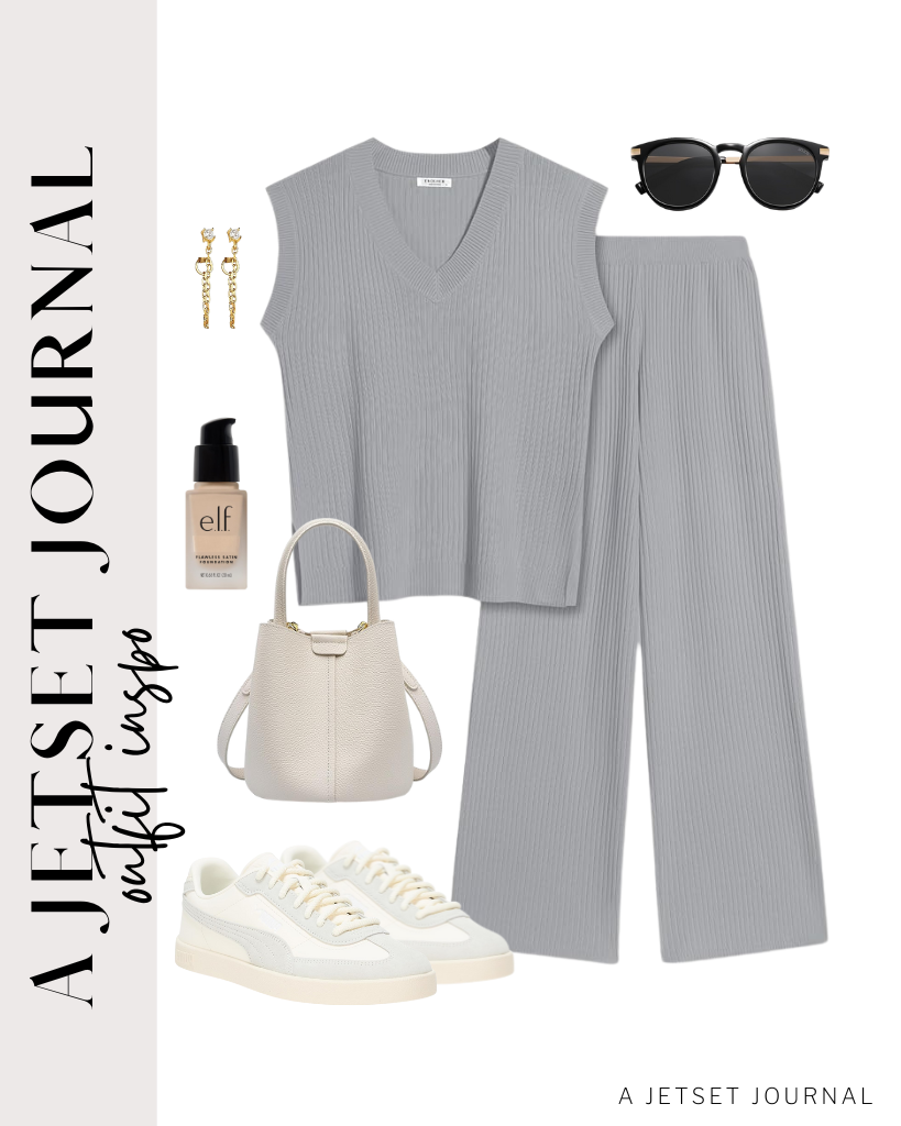 Look Minimalist and Chic With These Matching Lounge Sets