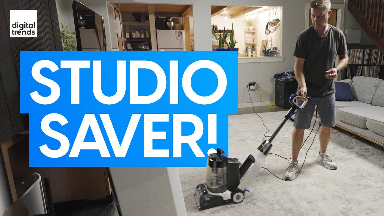 Watch how advanced carpet cleaning machinery restores dirty household rugs
