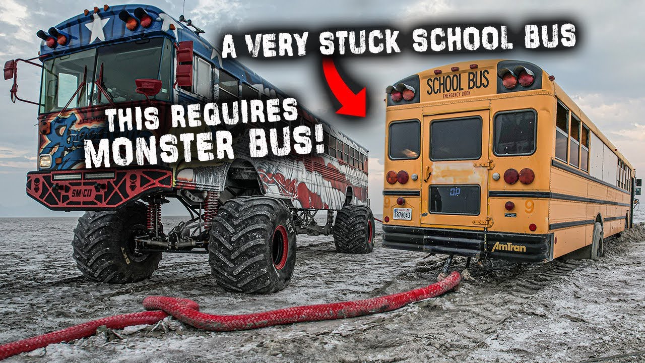 Recovering a Stuck School Bus Before the Storm Hits