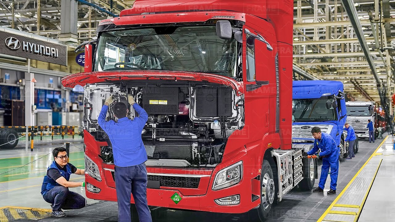 Exploring the billion-dollar facility where massive Hyundai trucks are ...