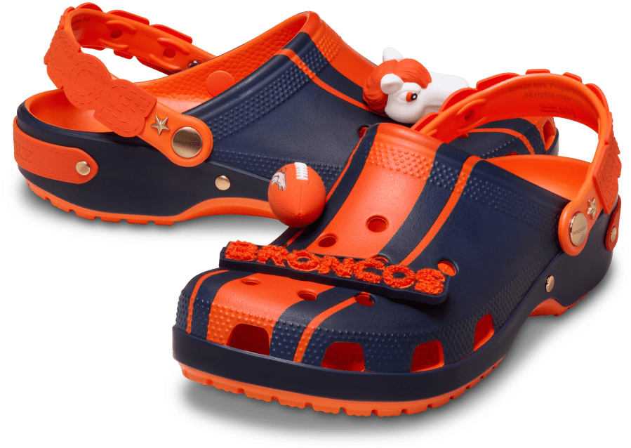 Broncos Crocs? NFL and shoe wear brand launch new football-inspired ...