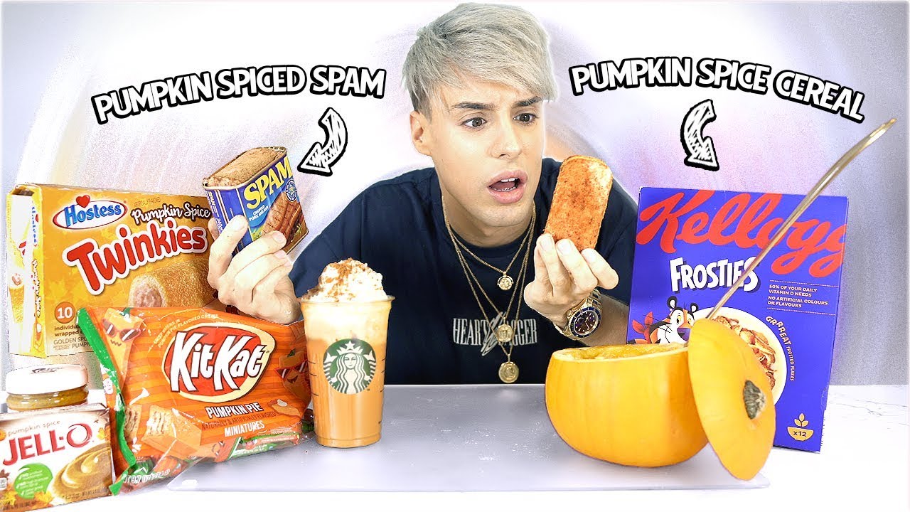 I ate only pumpkin spice flavored foods for 24 hours