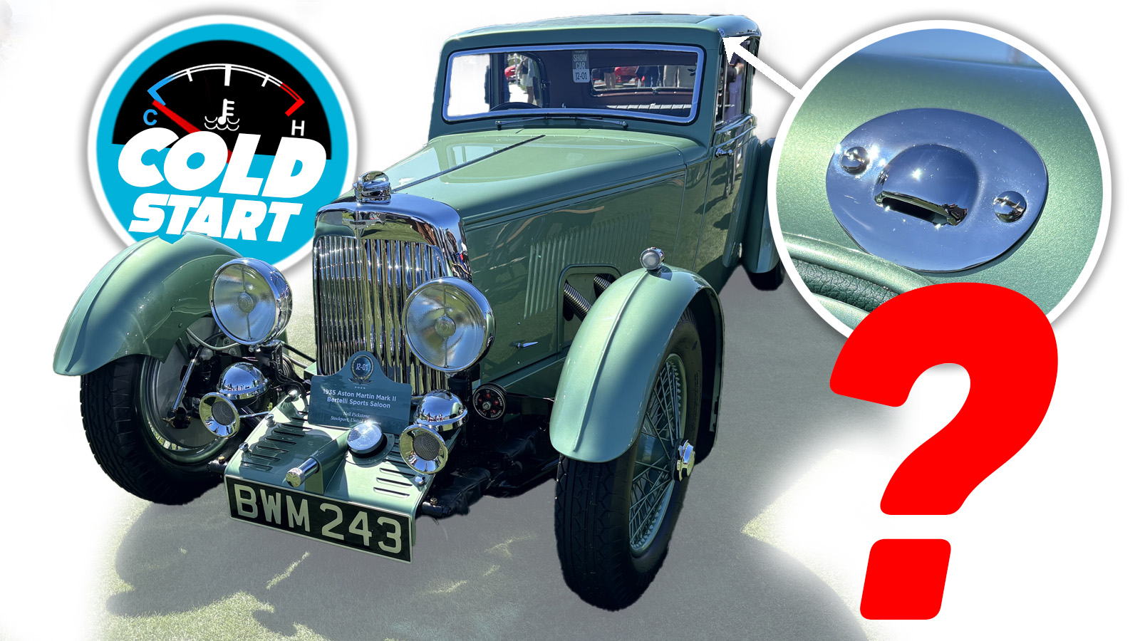 What Is This Detail On This Amazing Old One-Of-24 Aston Martin?