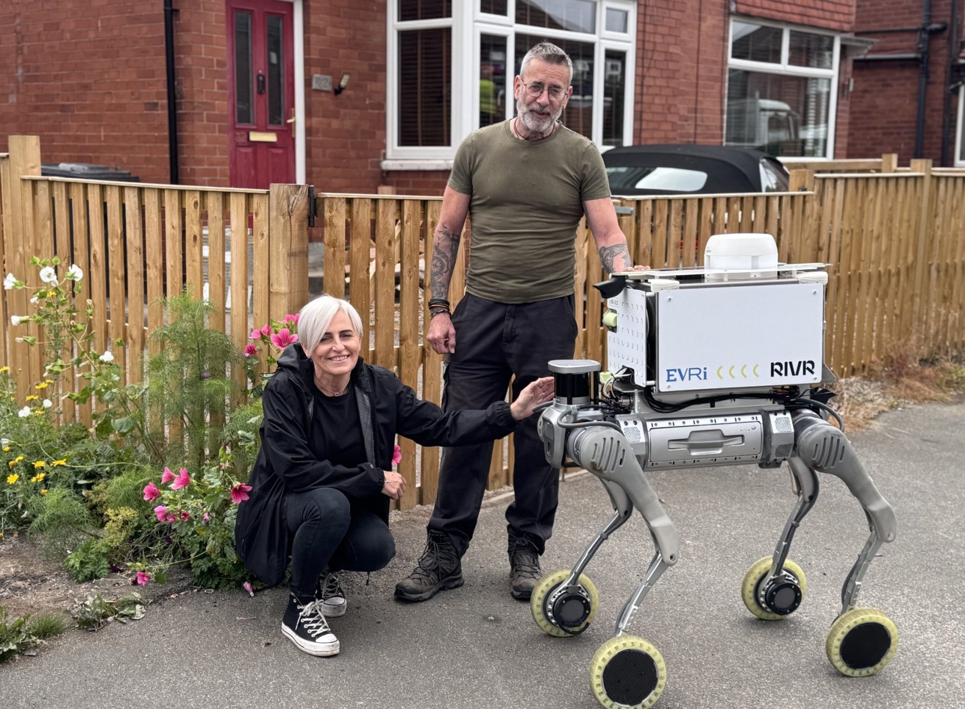 We went out with the Evri robot dog in Leeds
