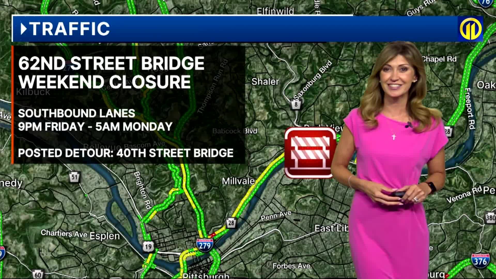 Southbound 62nd Street Bridge in Etna to close this weekend for ...